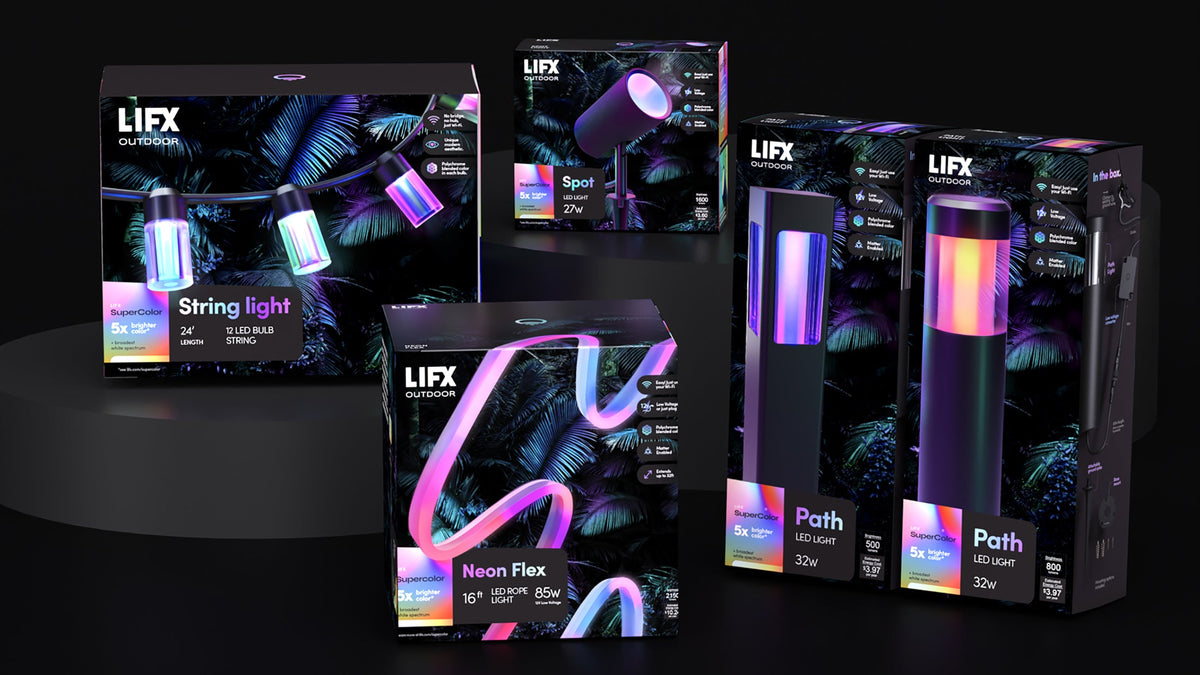 LIFX Unveils Full Range of Outdoor Lighting Products with Polychrome T
