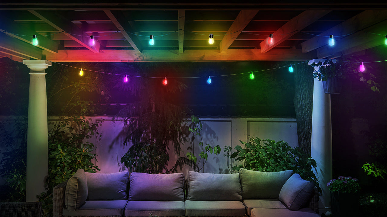 Smart & Color-Changing Outdoor String Lights | Feit Electric
