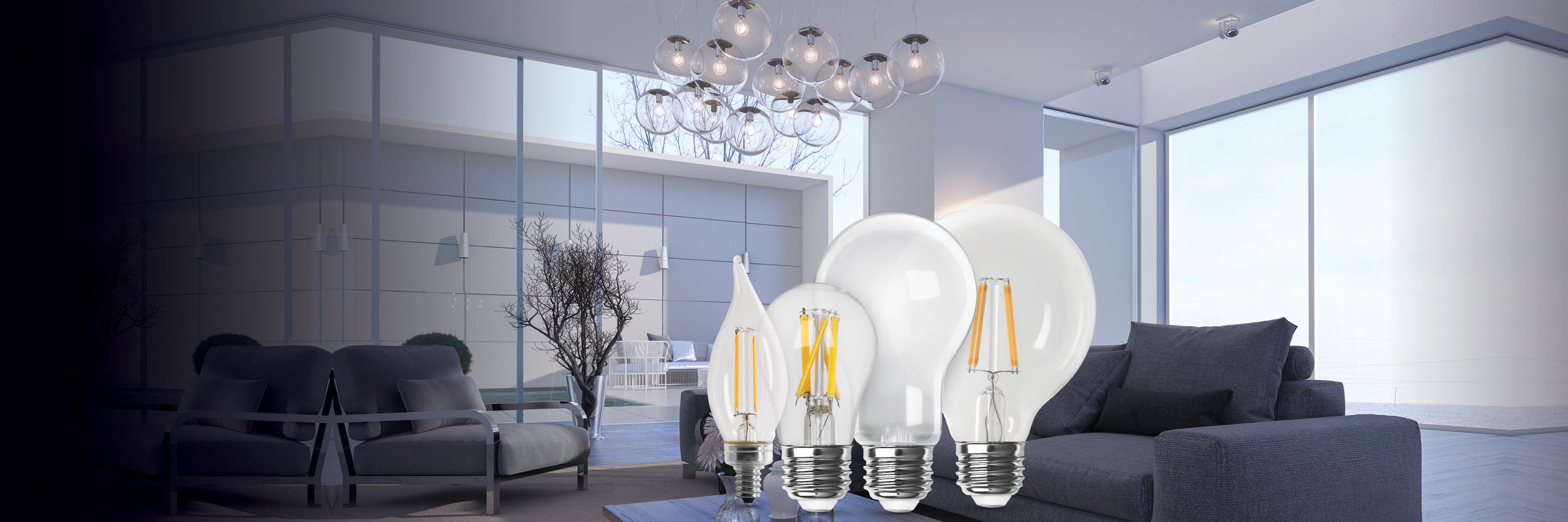 Glass Filament Light Bulbs - Feit Electric