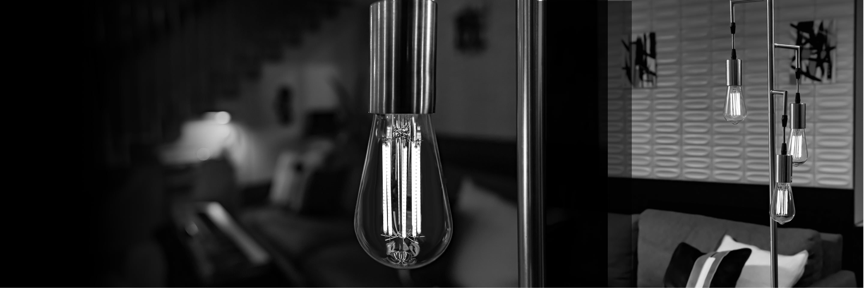 White Filament ST19s Light Bulbs - Feit Electric