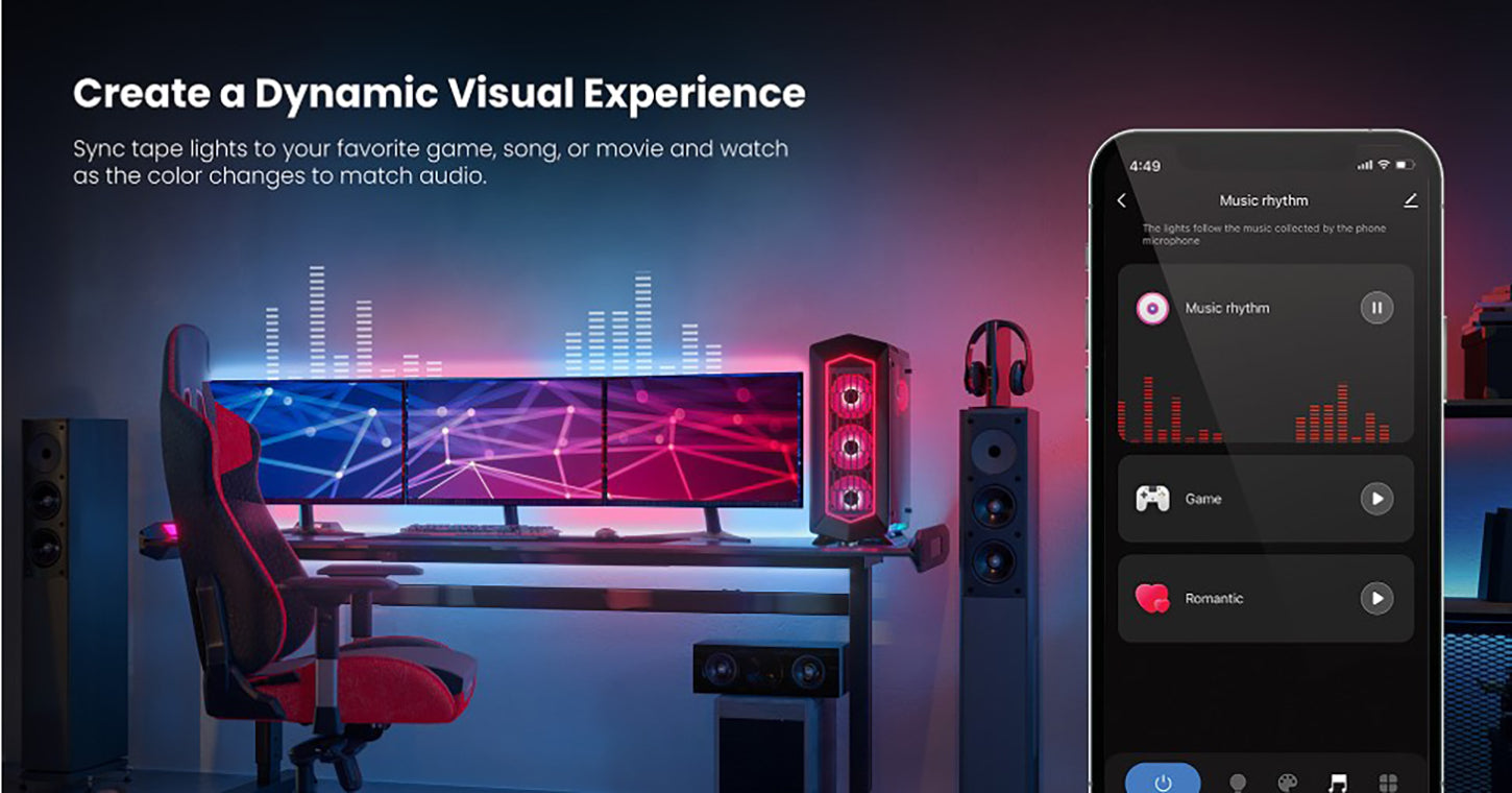 16 ft. Smart Color Chasing Strip Light