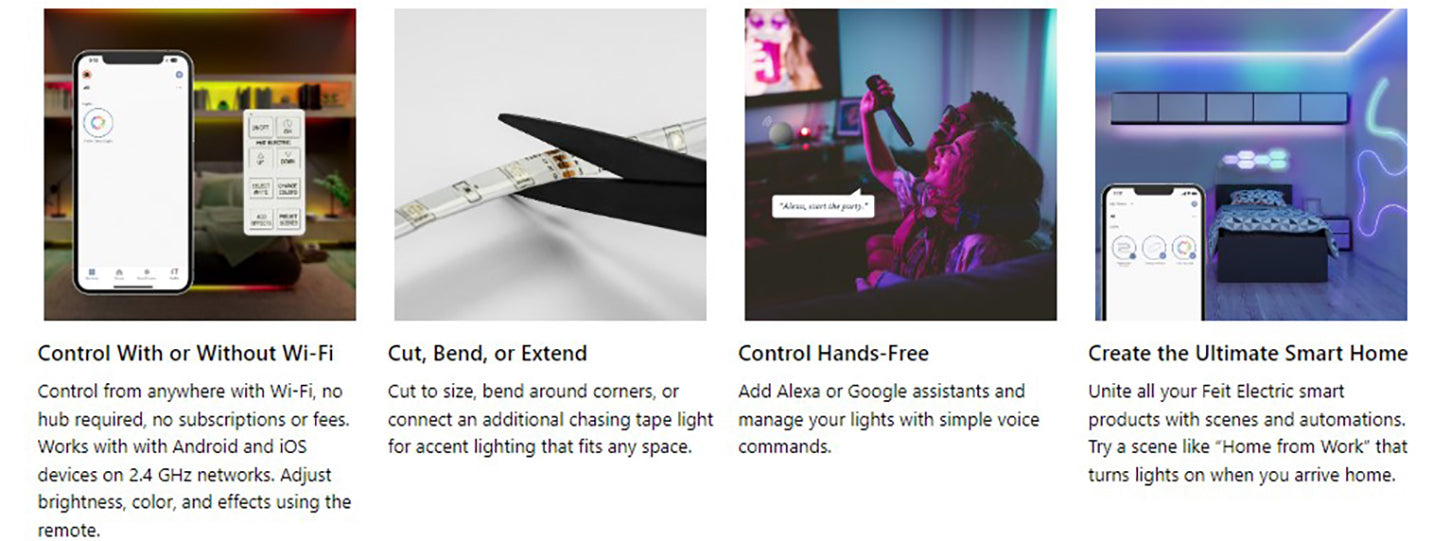 16 ft. Smart Color Chasing Strip Light