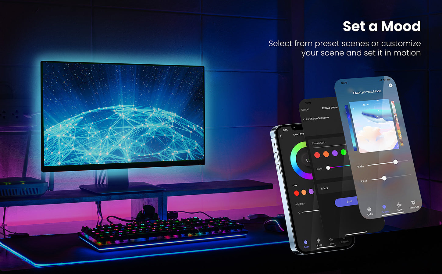 Smart TV Backlight with Color Sensor