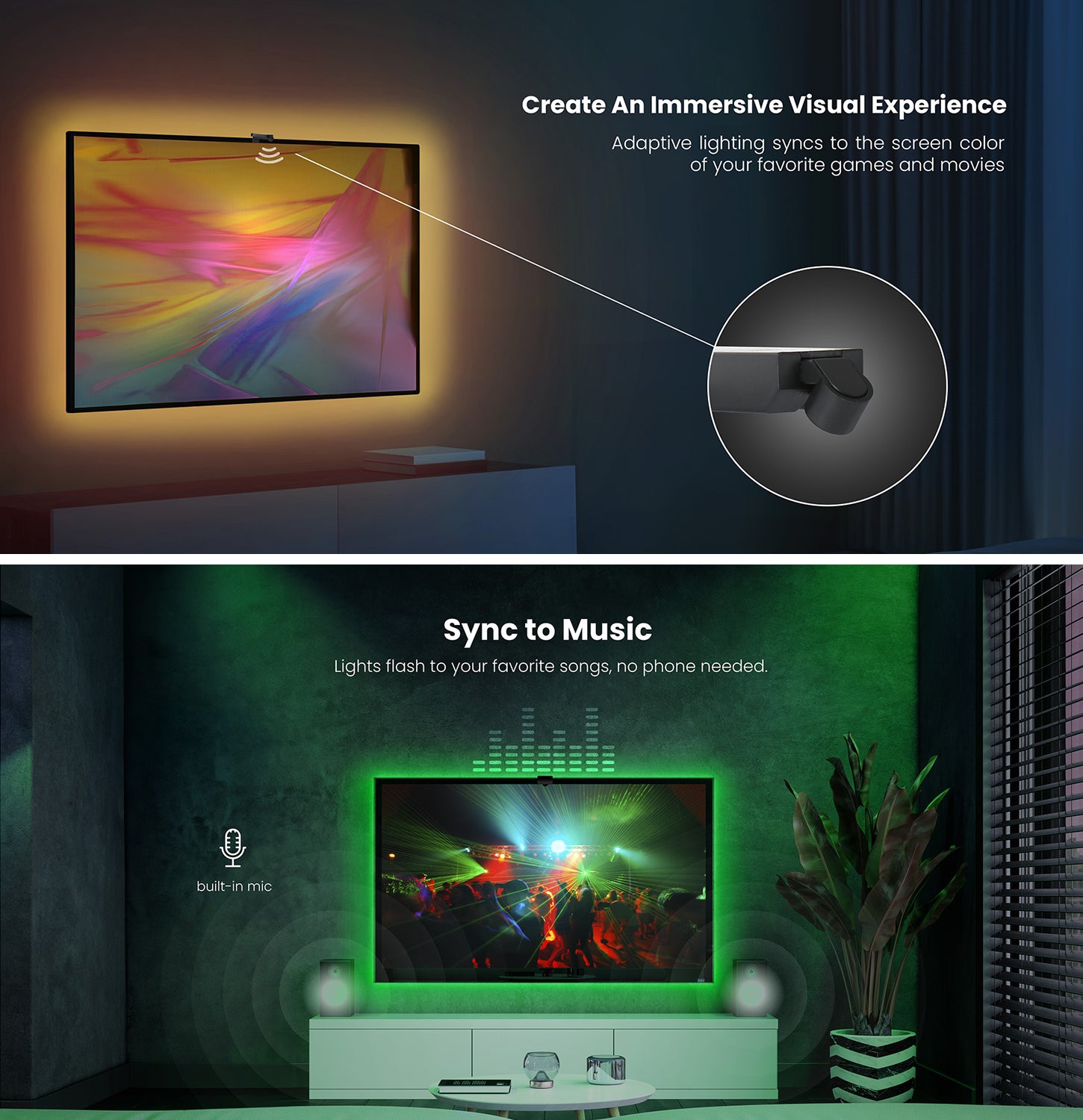 Smart TV Backlight with Color Sensor