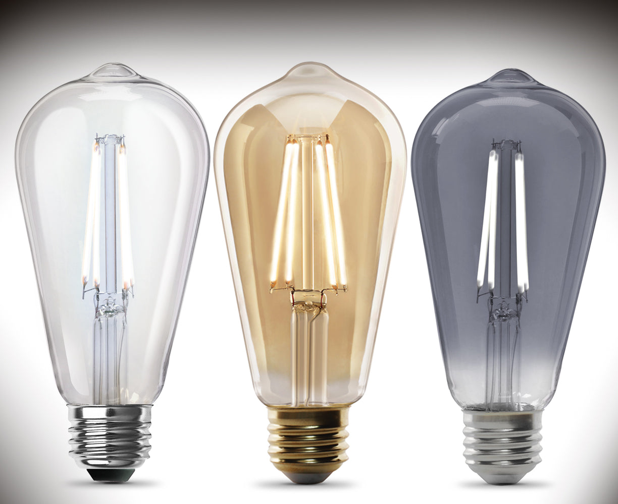 Vintage style incandescent and LED Light bulbs - Feit Electric