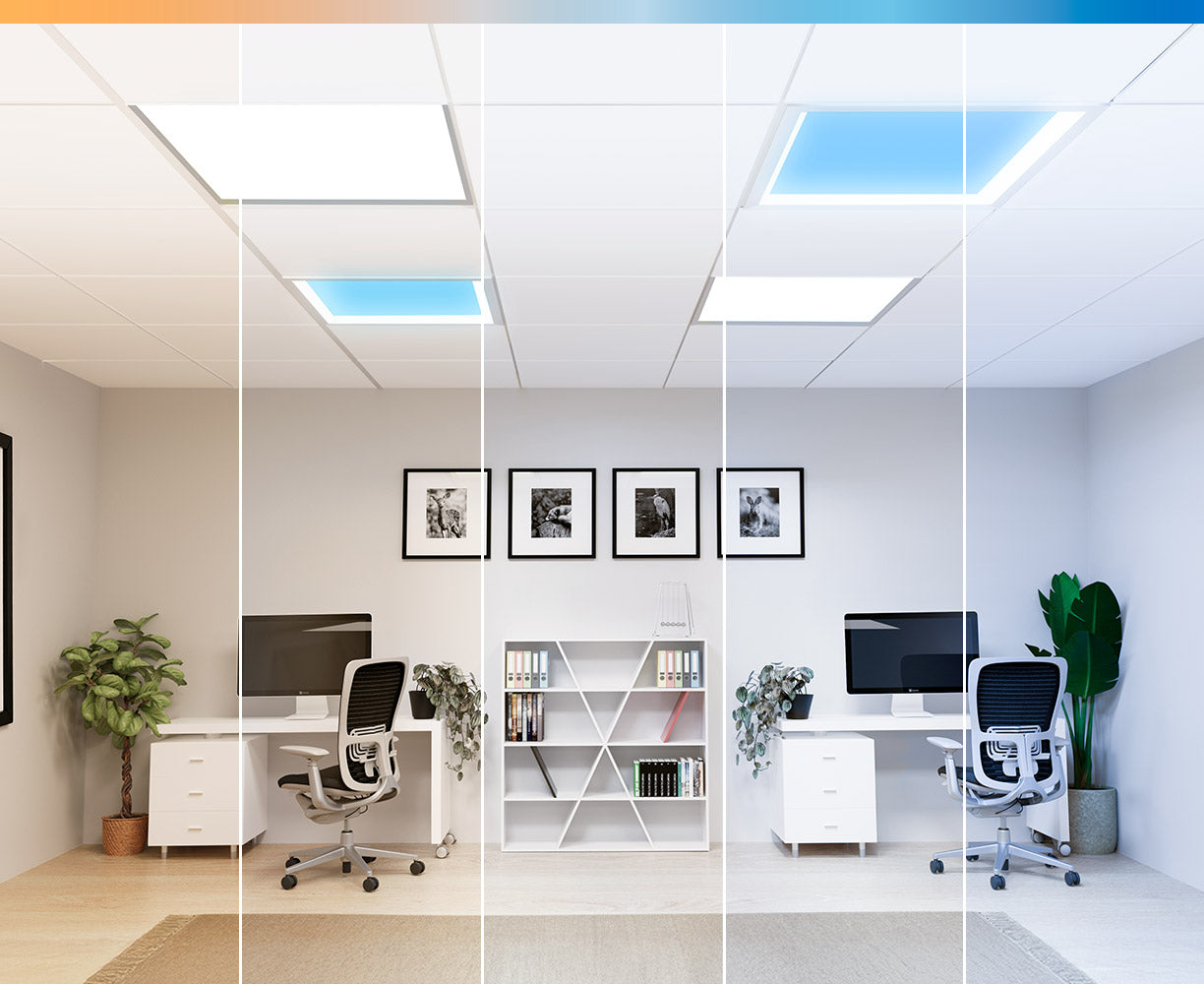 Vista Artificial Skylights & MultiMode Panels | Feit Electric