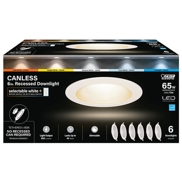 LED Recessed Downlight Lights- Feit Electric